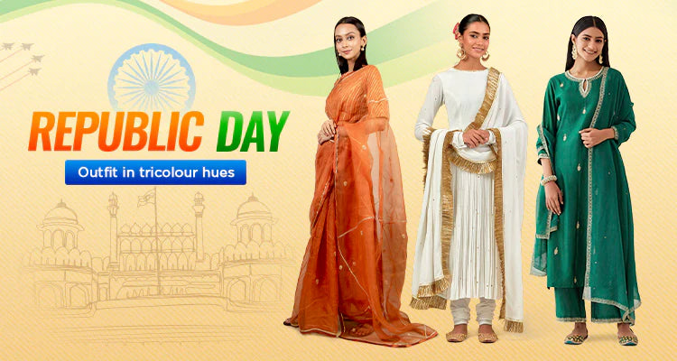 Republic Day Outfit in Tricolour Hues – Ikshita Choudhary